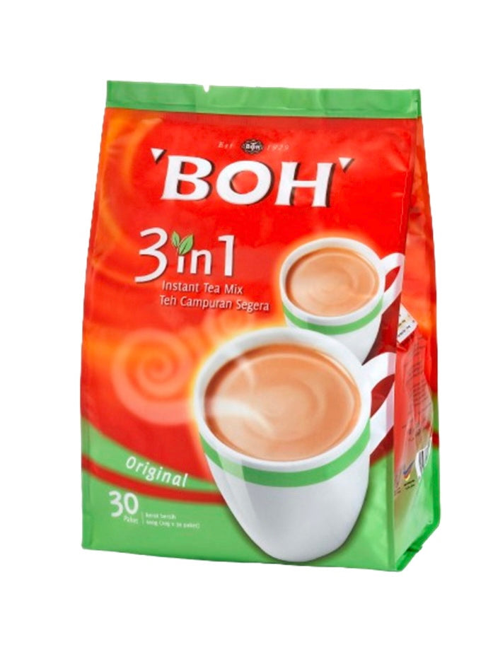 BOH Instant 3 in 1 Milk Tea (Teh Tarik) 30 Sachets – Pasar Mart UK